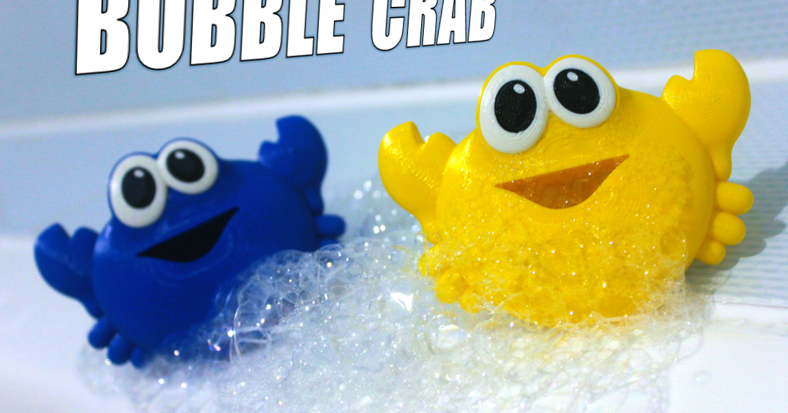 Bubble Crab - Bath Toy by Jan Štech | Download free STL model | Printables.com