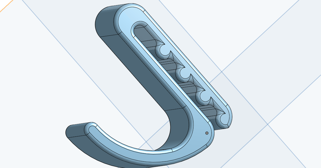 Backpack hook for thin profiles by big_brooklyn | Download free STL ...