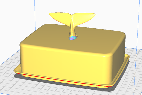 Butter Dish / Box Whale (Butterdose) by Nico | Download free STL model | Printables.com