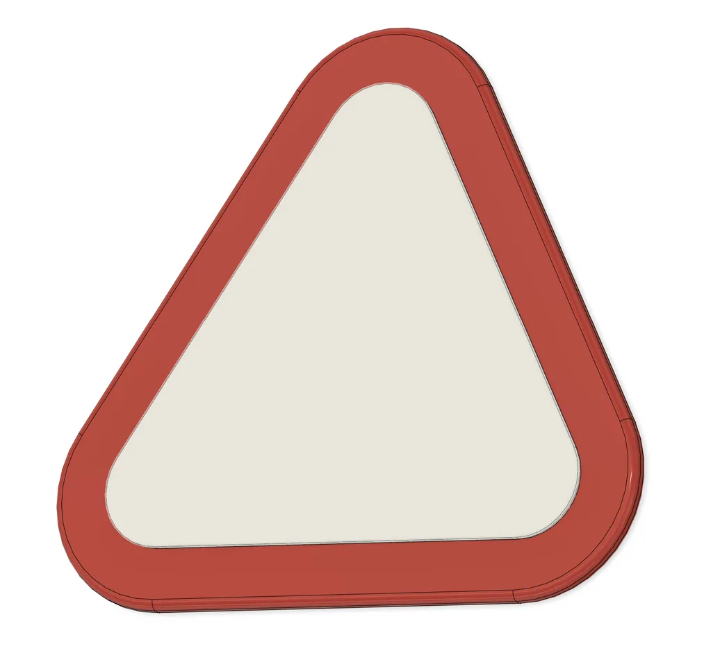 Blank Warning Sign