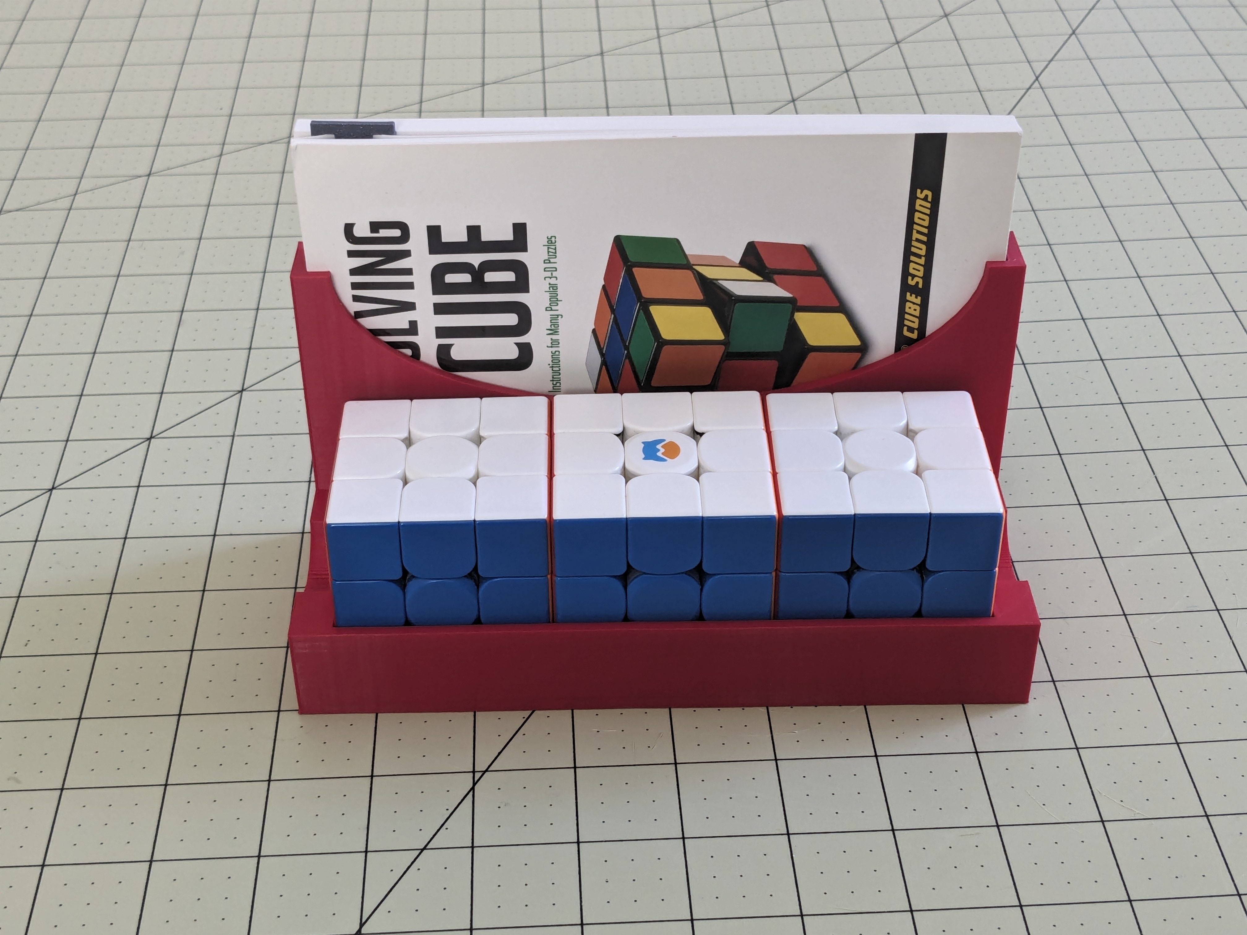 Rubix Cubes and Books organizer by Casey Trail | Download free STL ...