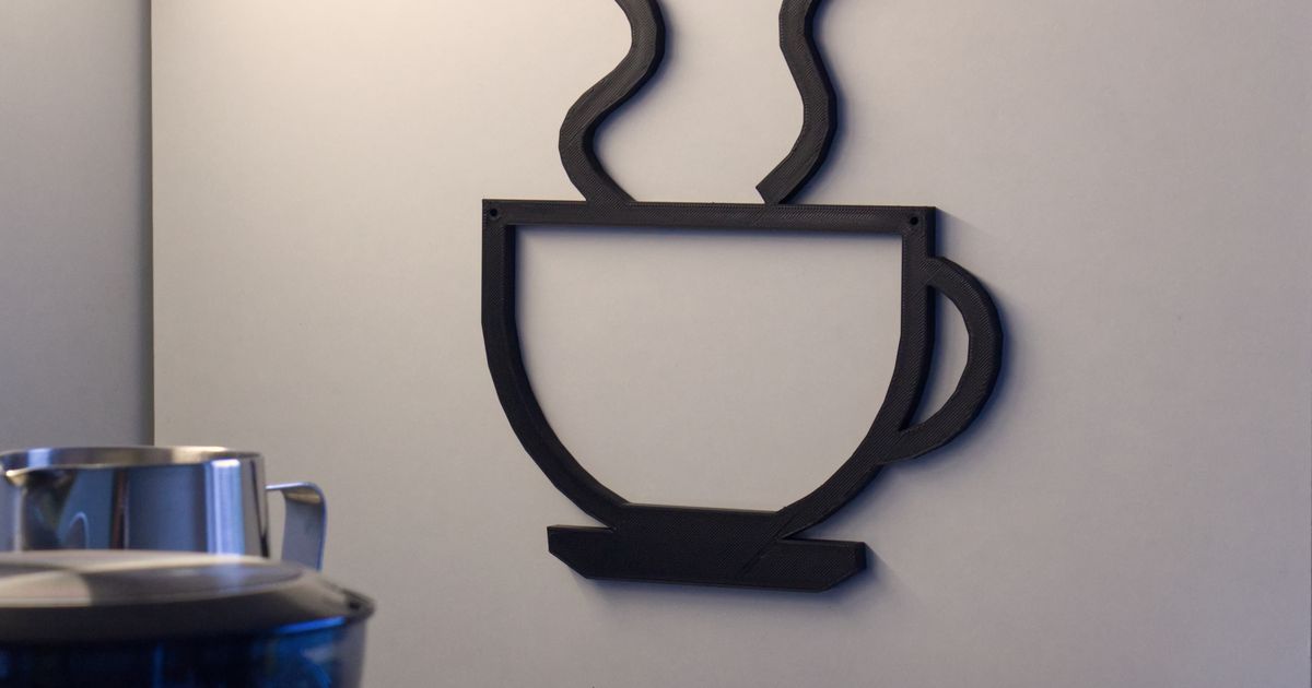 Coffee sign by Daniel9999 | Download free STL model | Printables.com