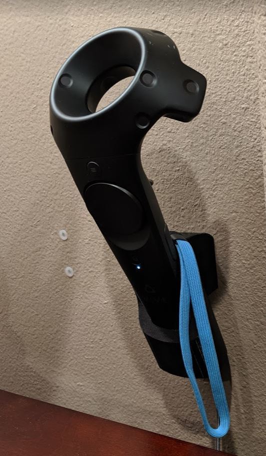 HTC Vive - Wall Mount Controller Holder/charger by jurassic73 ...