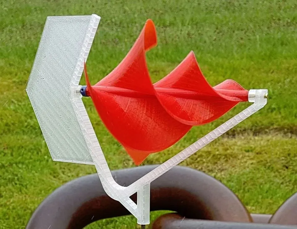 Archimedes Wind Turbine Remix by Stuart800 | Download free STL model ...