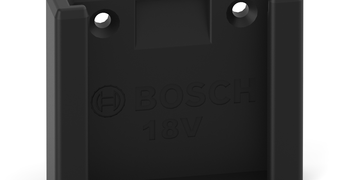 Bosch Professional 18V Batteryholder Long par SolidKnow | Téléchargez ...