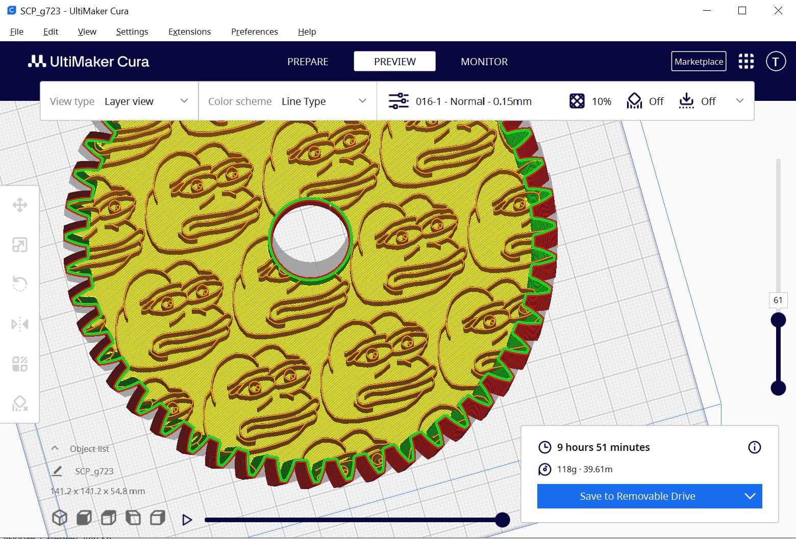 Pepe Infill pattern for Cura by Tesibius | Download free STL model ...