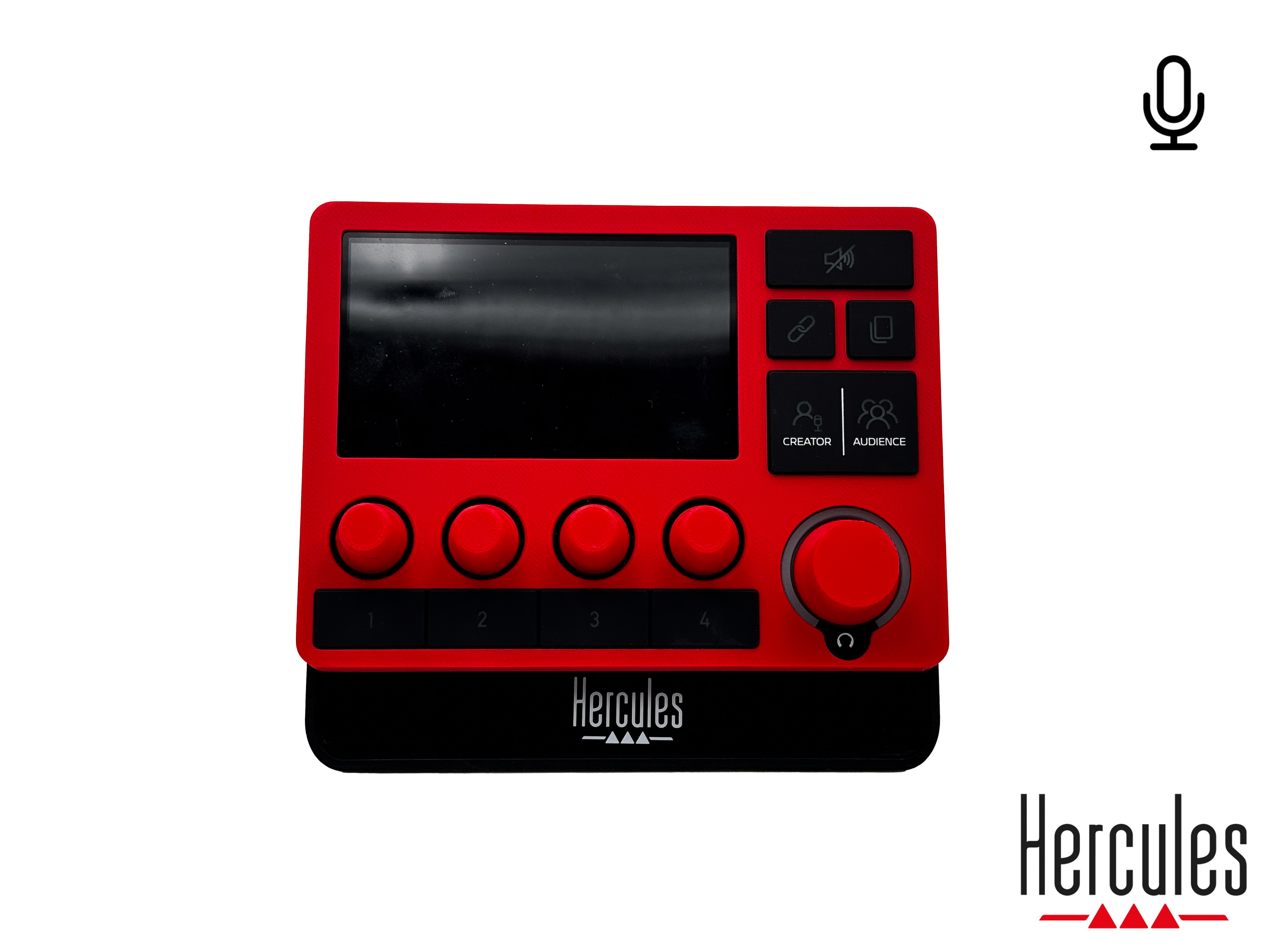 Stream 200 XLR Knobs and Plate by Hercules | Download free STL model ...