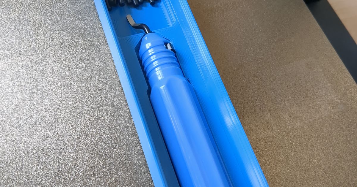 Gridfinity Deburring Tool Holder by doragasu | Download free STL model | Printables.com