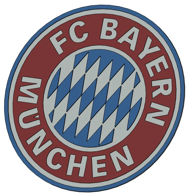 FCB Bayern München Wappen by Nusel | Download free STL model ...