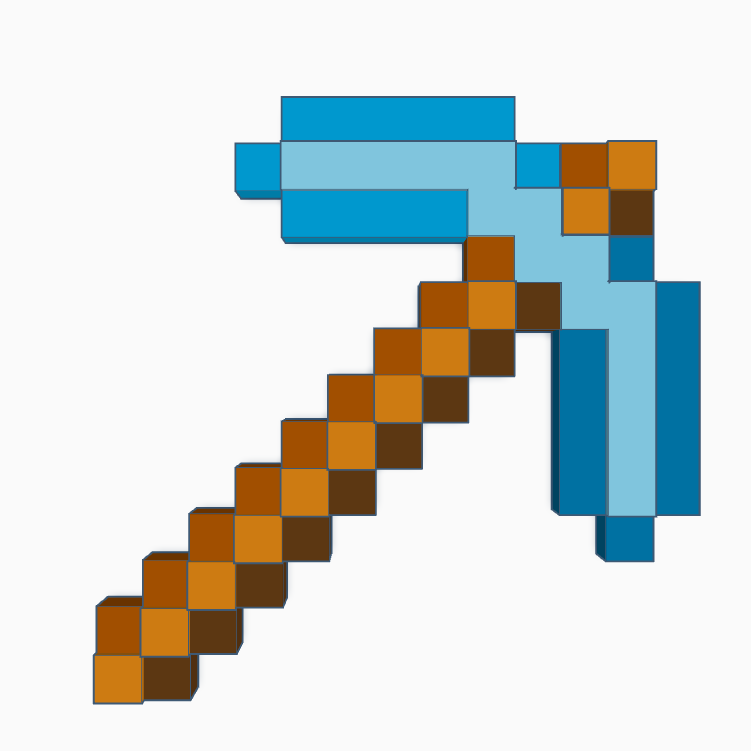 Minecraft Diamond Pickaxe Transparent Background Transparent Hail