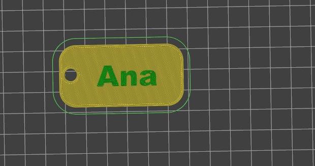 Name plate Ana by Misko1987 | Download free STL model | Printables.com