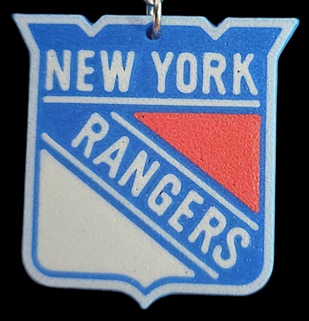 New York Rangers Keychain von 3DKP | Kostenloses STL-Modell ...