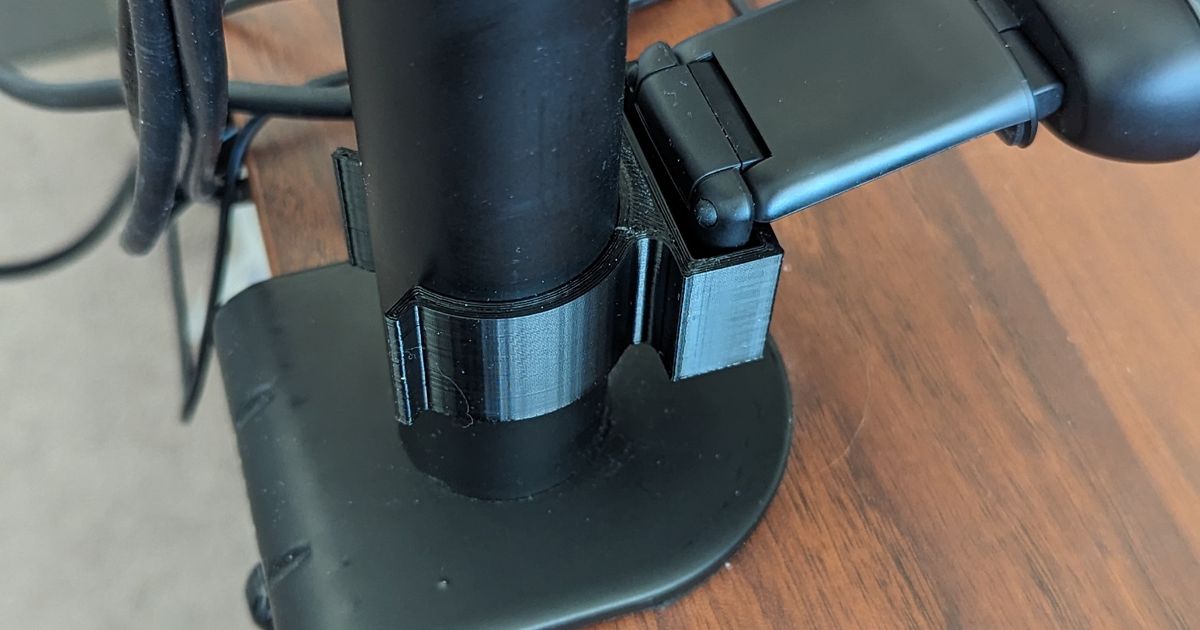 Logitech C270 Monitor Arm Pole Mount by muldaddy | Download free STL ...