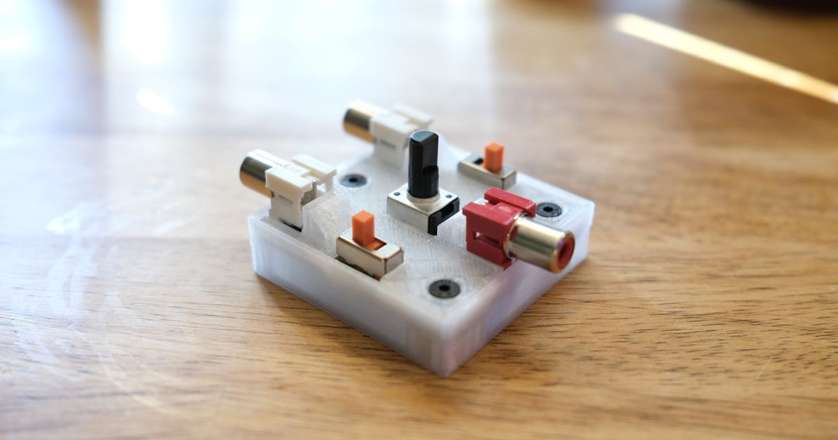 DIY Dirty Video Mixer Case by DJBB | Download free STL model ...