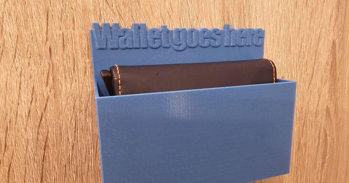 Holder for secrid wallets (credit card sized) by motarr | Download free ...