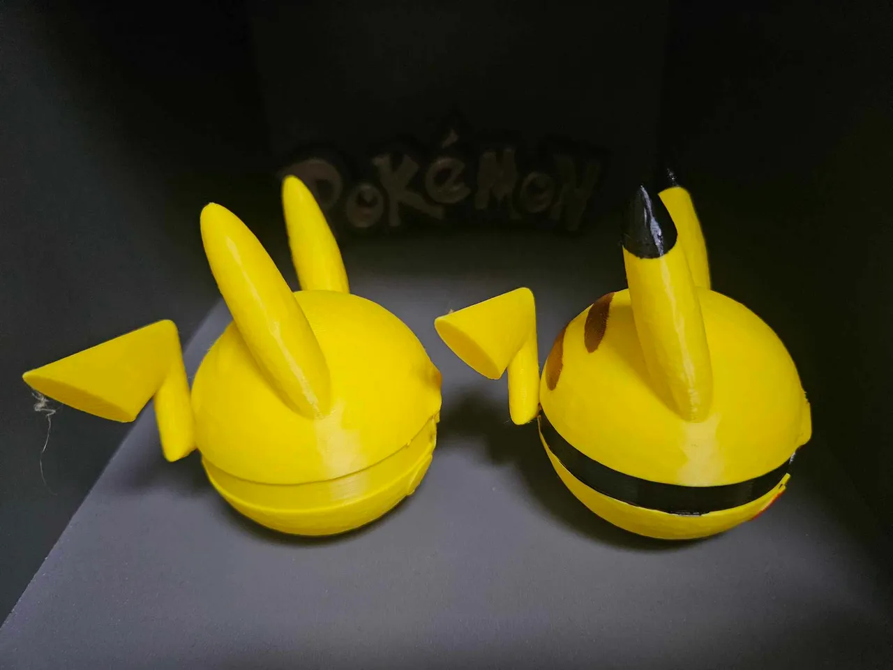 Custom Pikachu Pokeball by Chloe's 3D Prints | Download free STL model ...