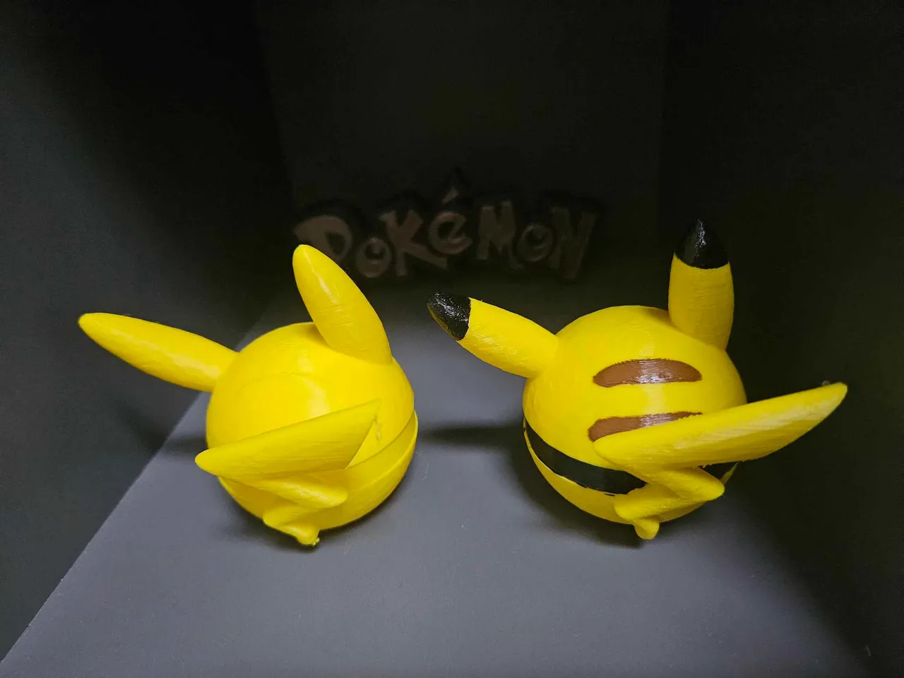 Custom Pikachu Pokeball by Chloe's 3D Prints | Download free STL model ...