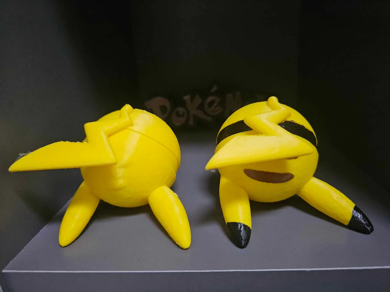 Custom Pikachu Pokeball by Chloe's 3D Prints | Download free STL model ...