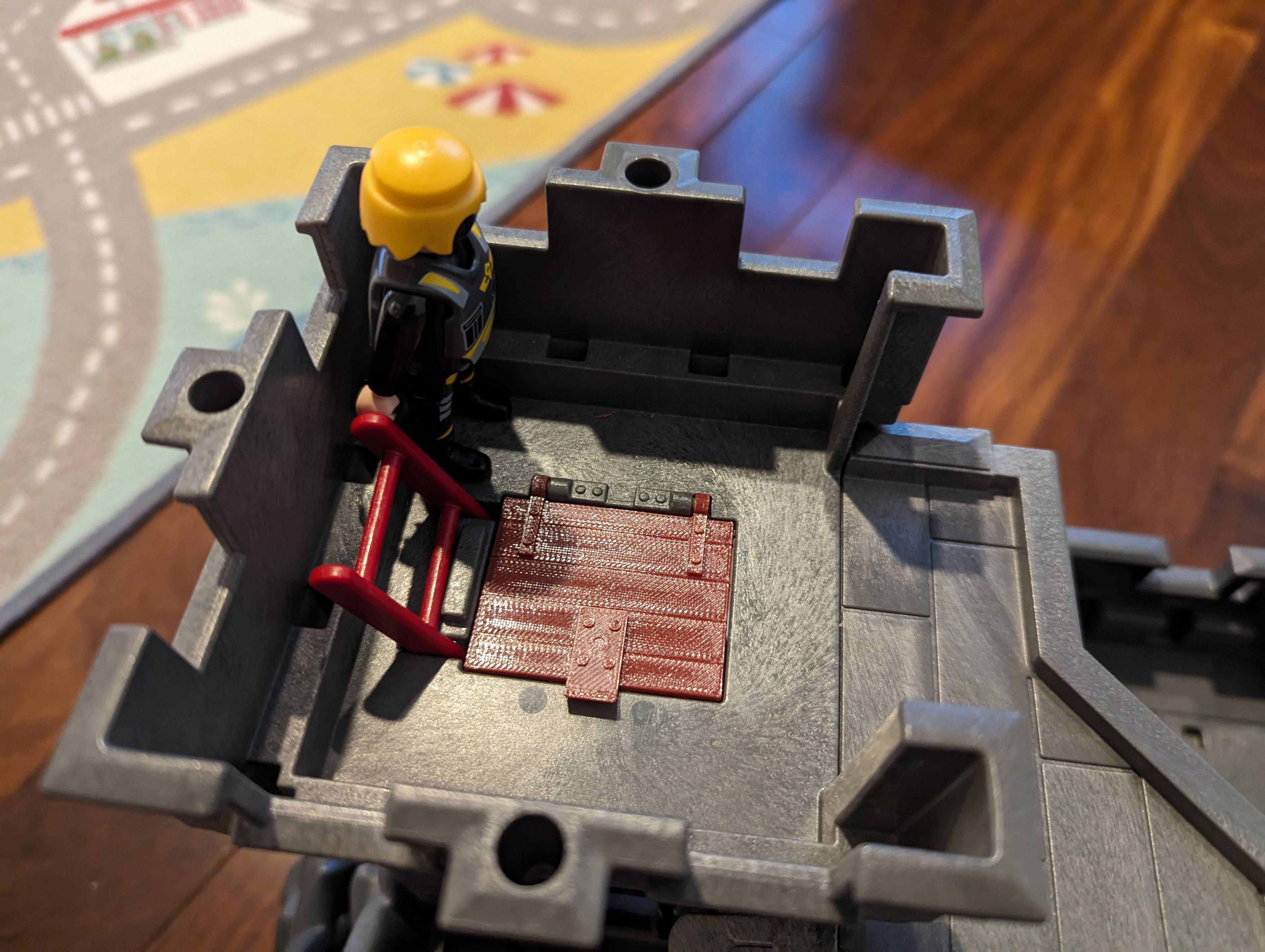 Playmobil Castle Trap Door by top up down | Download free STL model ...