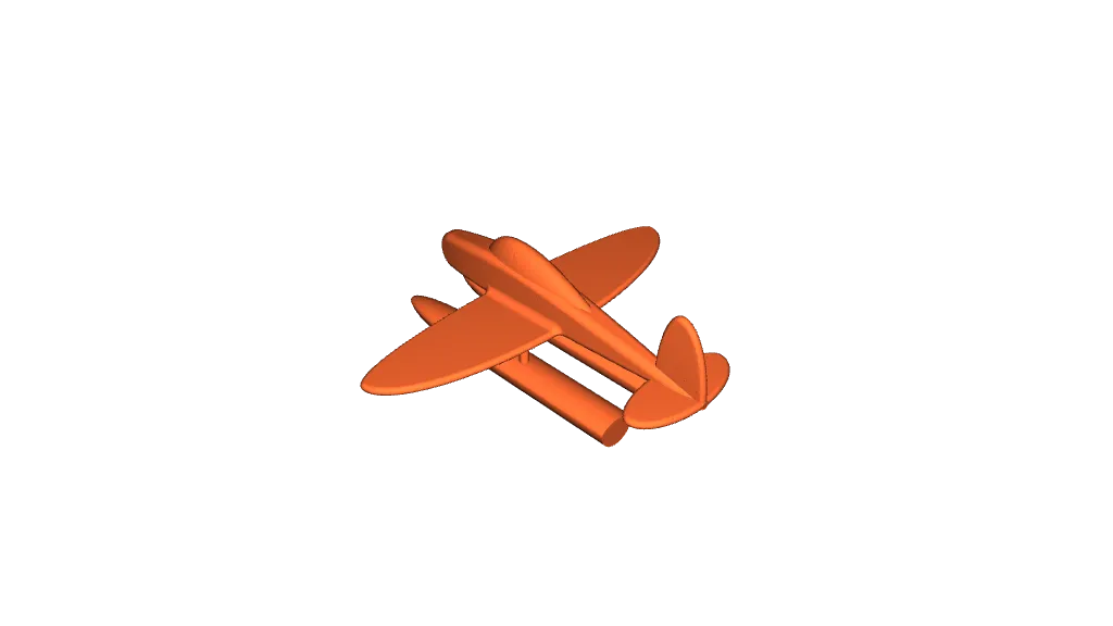 Floating Water Plane Toy by Henry | Download free STL model ...