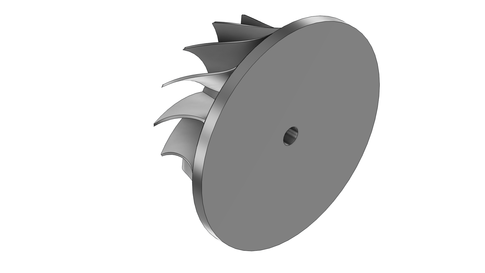 Turbo impeller von CiccioGraz | Kostenloses STL-Modell herunterladen ...