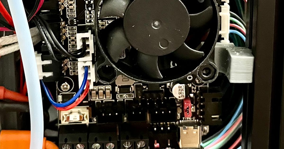 Clip in pcb fan remix by Allanwrench47 | Download free STL model ...