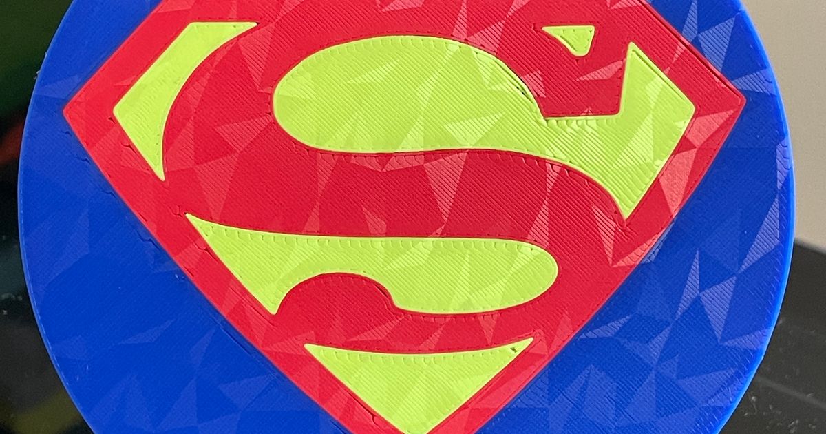 Coaster superman by Ivan_Creation_3D | Download free STL model ...