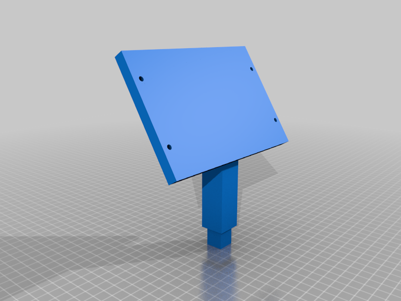 Solar controller mount by Brian Steiner | Download free STL model ...