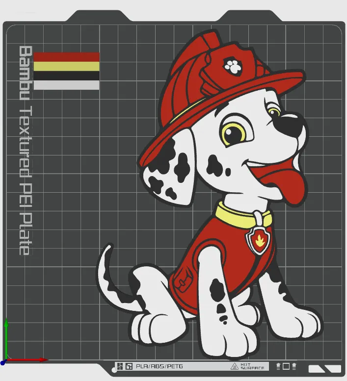 Marshall from Paw Patrol - AMS by Studio3d.SK | Download free STL model ...