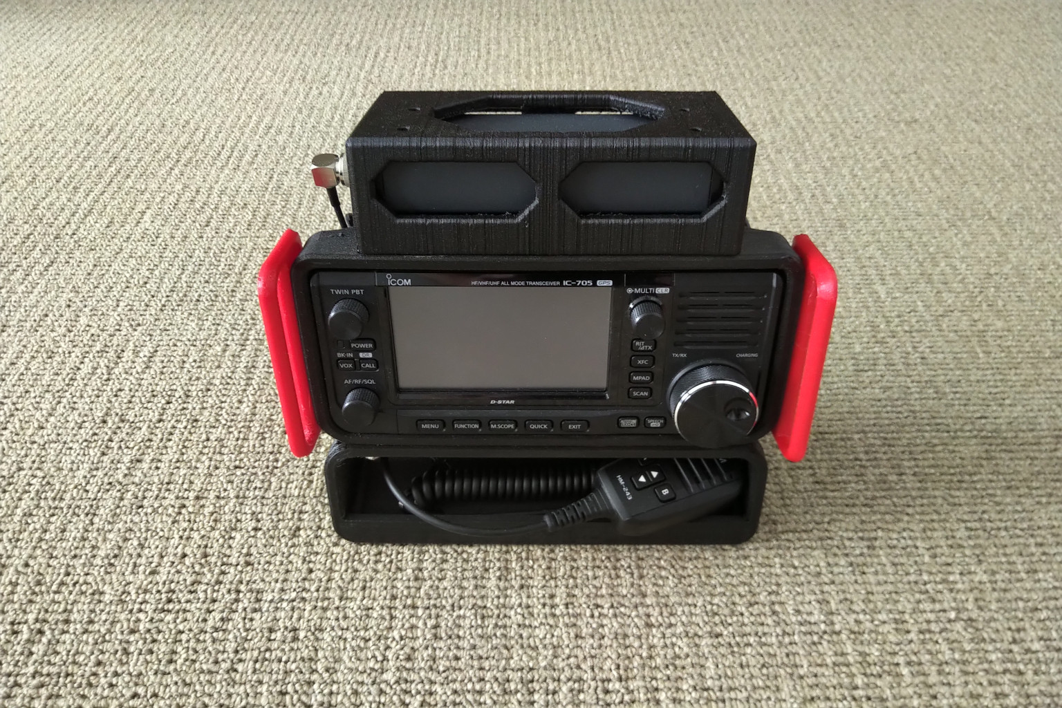 mAT-705Plus Tuner Case Add-On for ICOM IC-705 Case by HalfwitTomfoolery ...