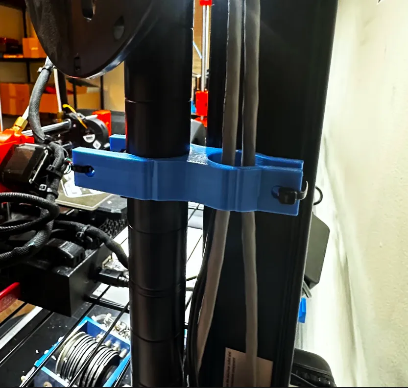 Vertical Cable Clip for Wire Racks by Dreadful_Granola | Download free ...