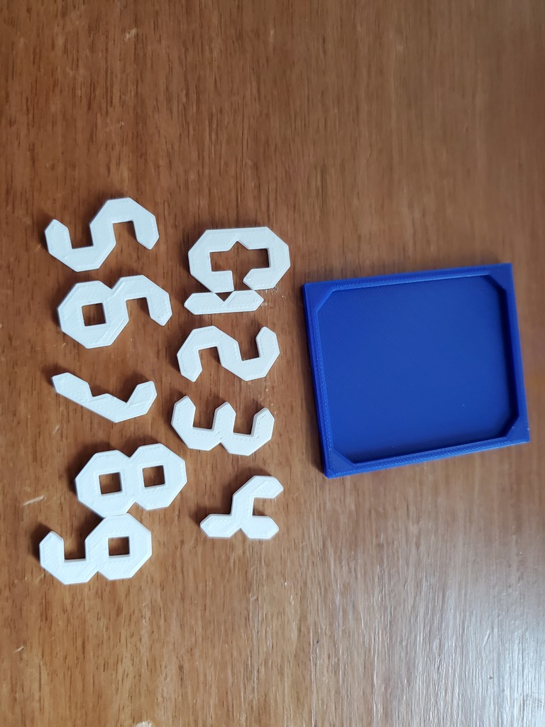 Numbers Game from Reddit by WerkRaum | Download free STL model ...