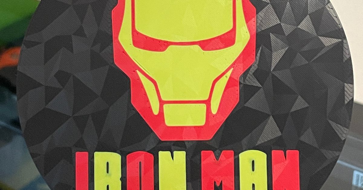 Coaster Ironman Marvel by Ivan_Creation_3D | Download free STL model ...