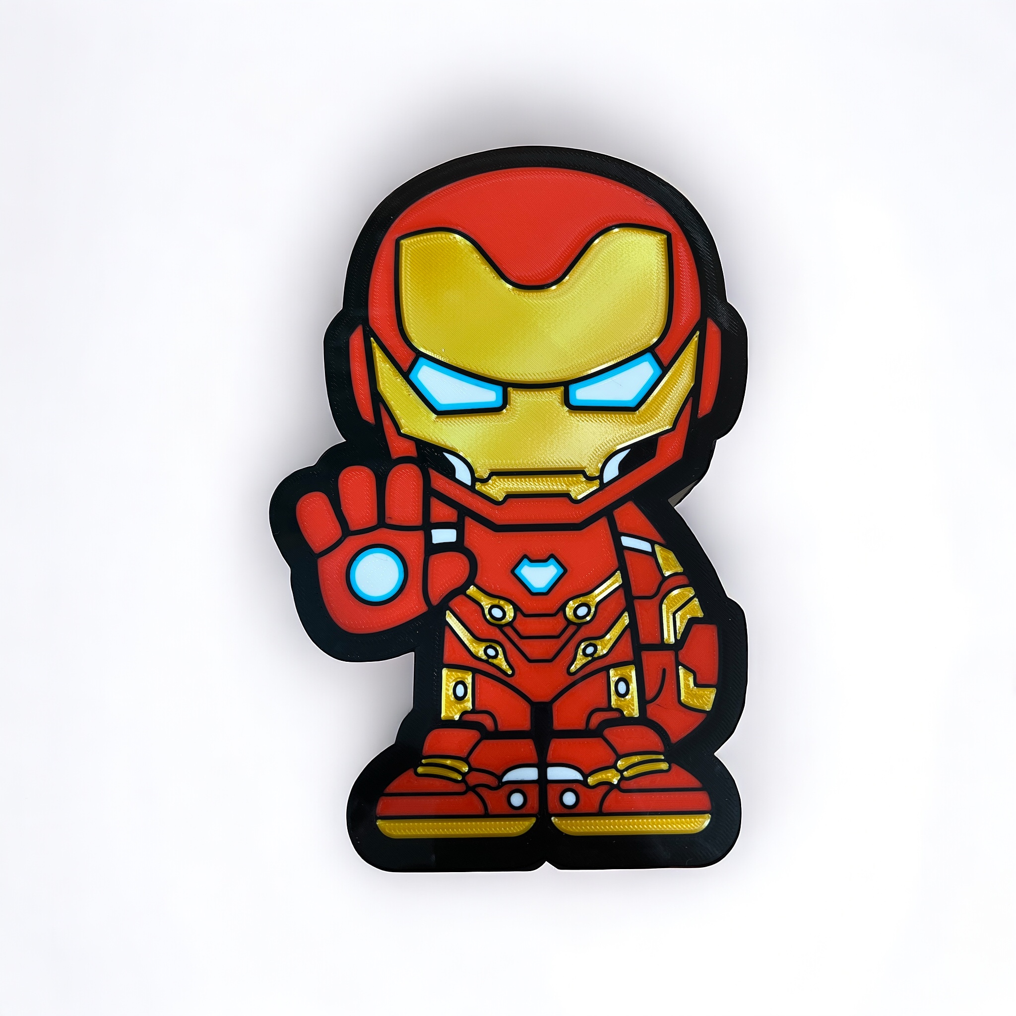 Iron Man LED Light Box by CADventures3d | Download free STL model ...