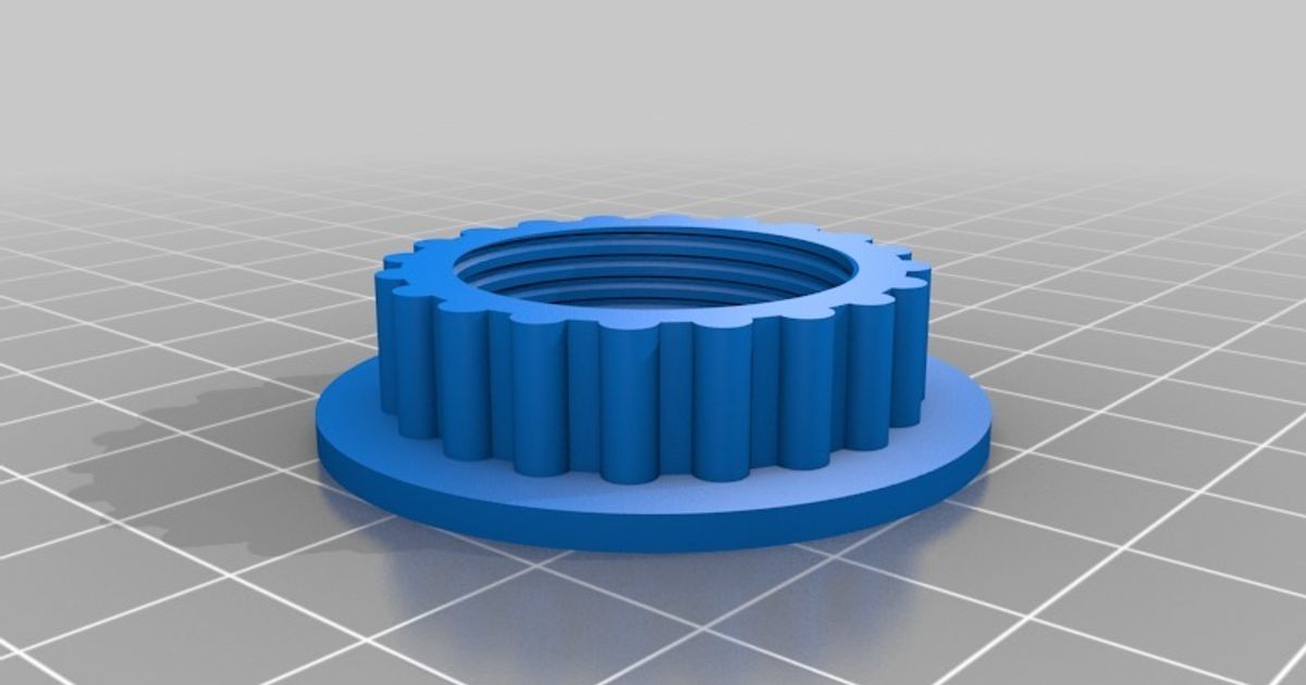 WC cistern nut by JuanCallon | Download free STL model | Printables.com
