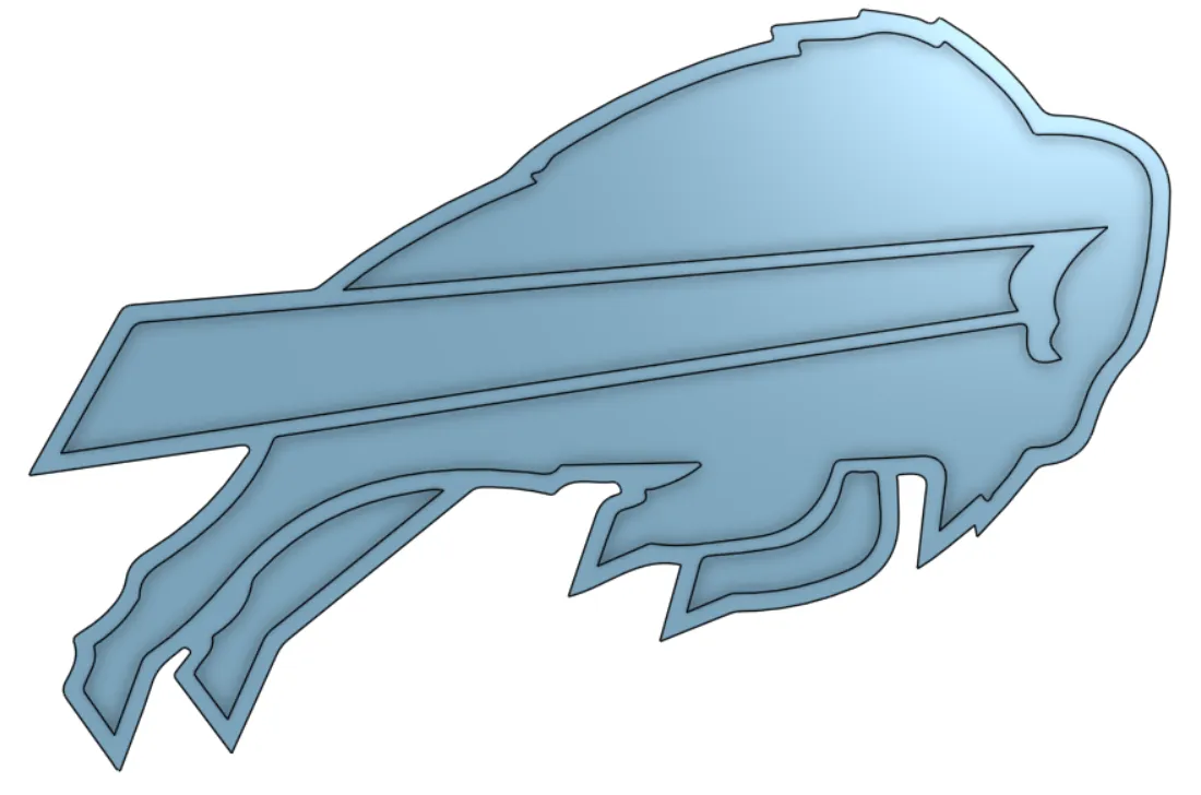 Buffalo Bills Logo by Gjoopa | Download free STL model | Printables.com
