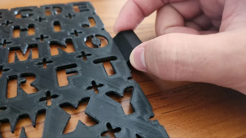 Alphabet Stencil by PrintJedi - MakerWorld
