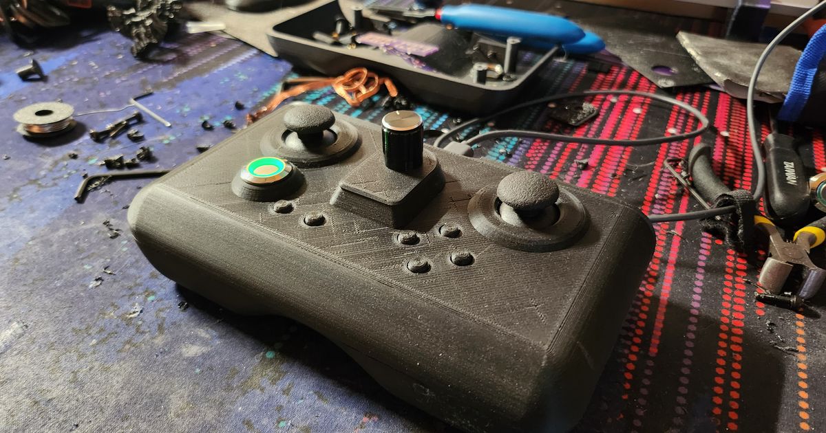 Custom ROV Controller by Keith Matthews | Download free STL model ...