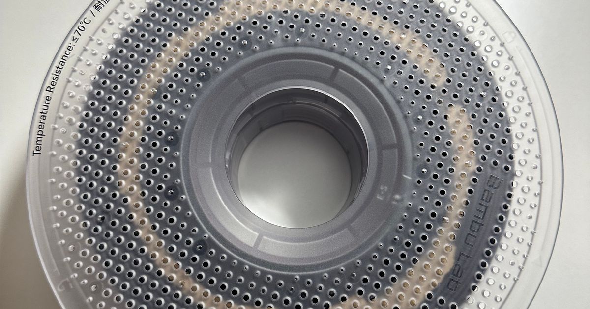 Polymaker 500g spool to Bambu spool adapter by Colin Kerrigan ...