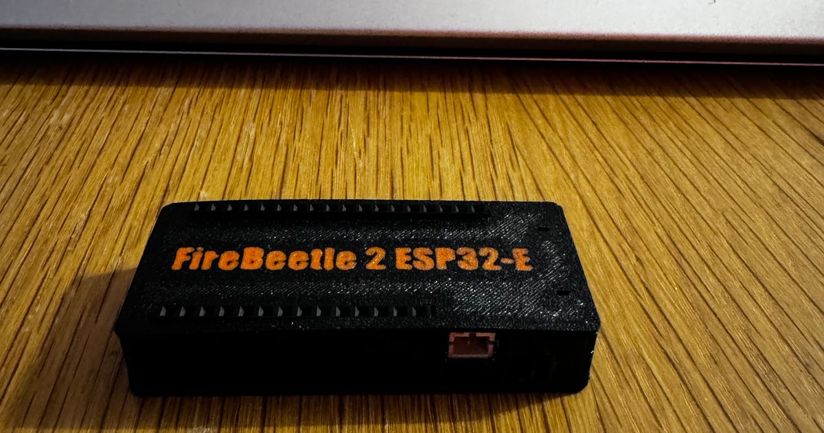 Protective Enclosure for DFRobot FireBeetle 2 ESP32-E by Serhan KIYMAZ ...