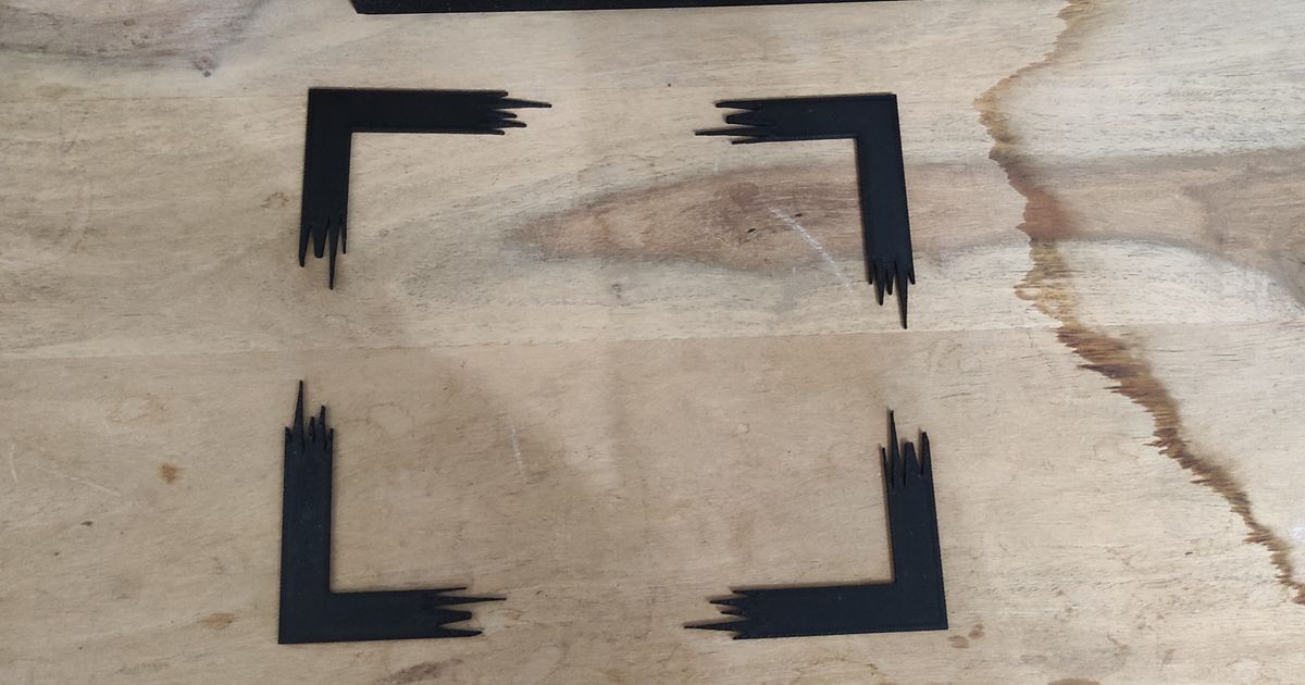 Minimalist photo/picture frame by TheJoi88 | Download free STL model ...