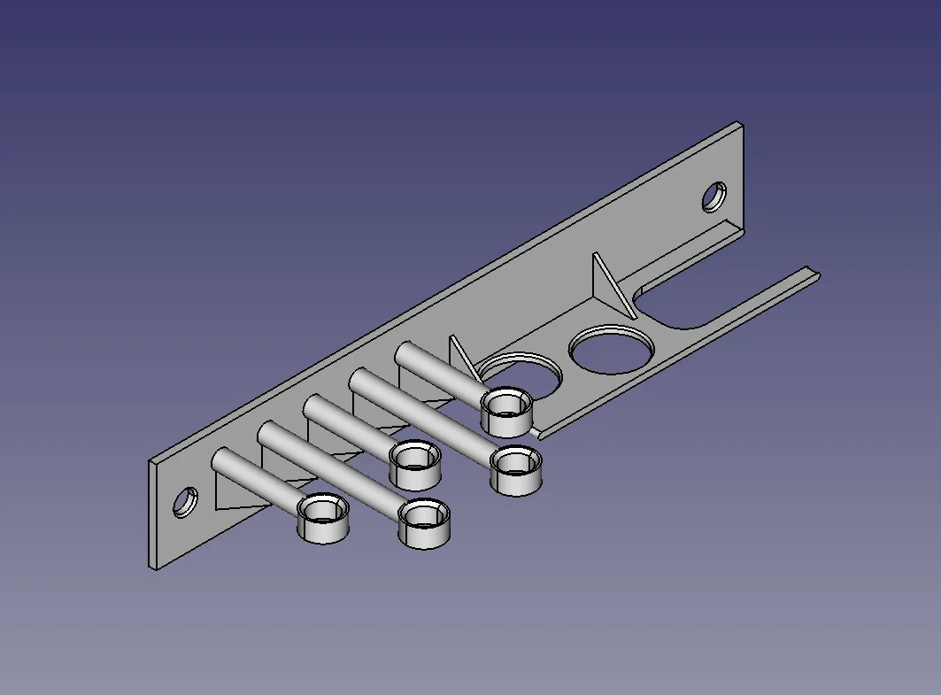 Wall tool holder by Cichy | Download free STL model | Printables.com
