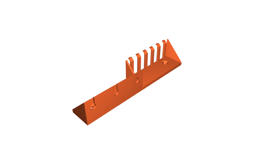 Wall tool holder by Cichy | Download free STL model | Printables.com
