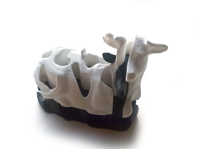 Single Extruder - Dual Color - Dutch Cow by Rossero | Download free STL ...