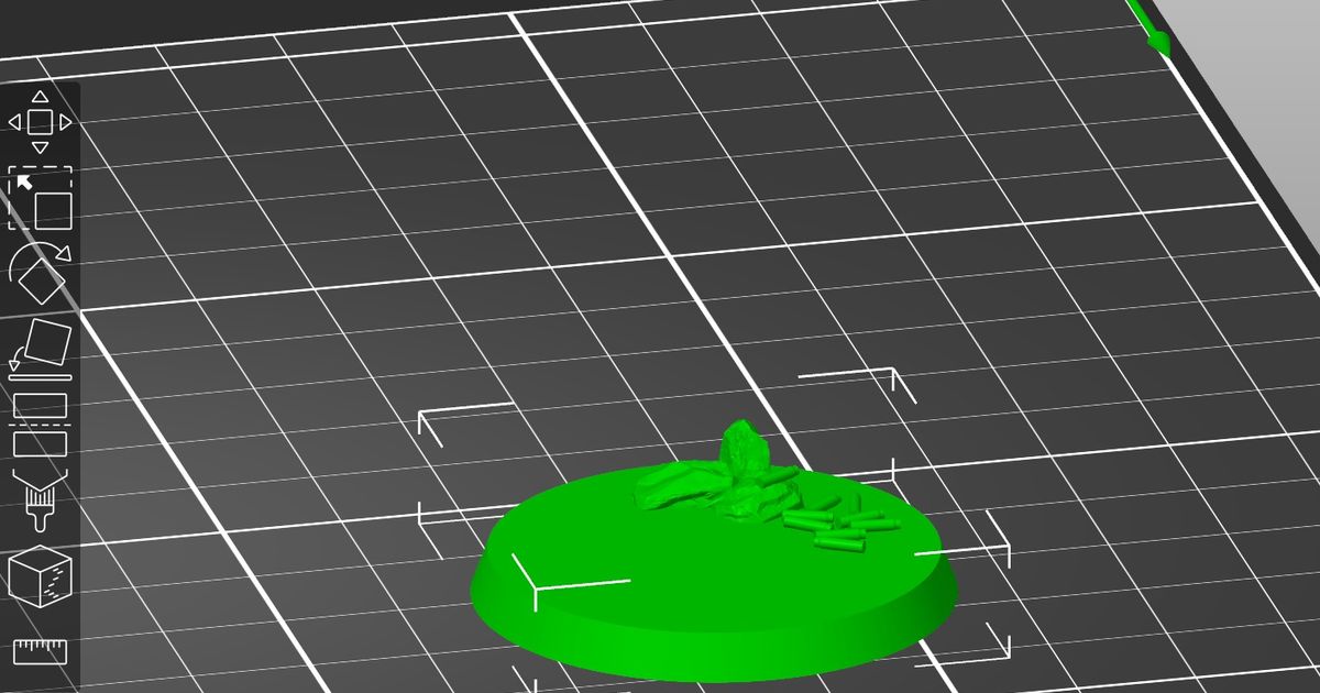 40mm bases with scenery by Pazzuomo | Download free STL model ...