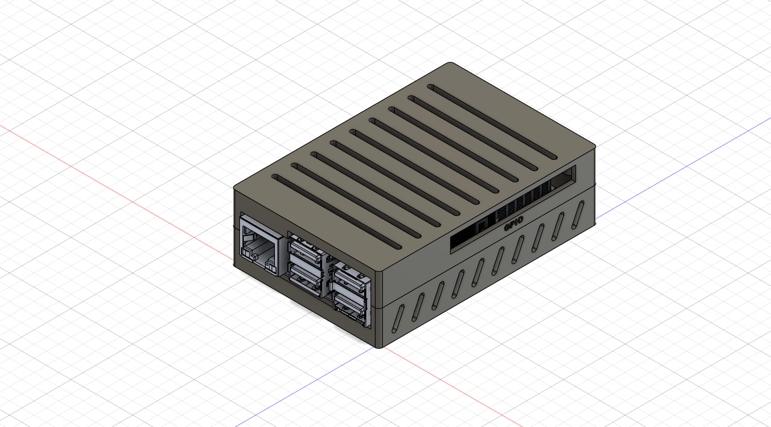 Raspberry Pi 5 Case by Moe Stone | Download free STL model | Printables.com
