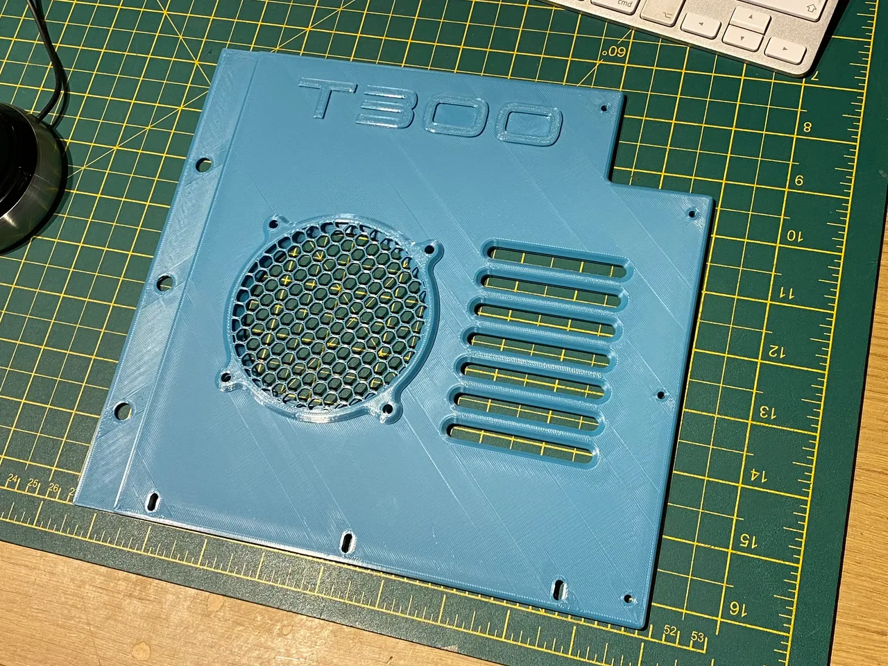 Comgrow T300 Bottom Cover 80mm Fan mod by 3DPrintDemon | Download free ...