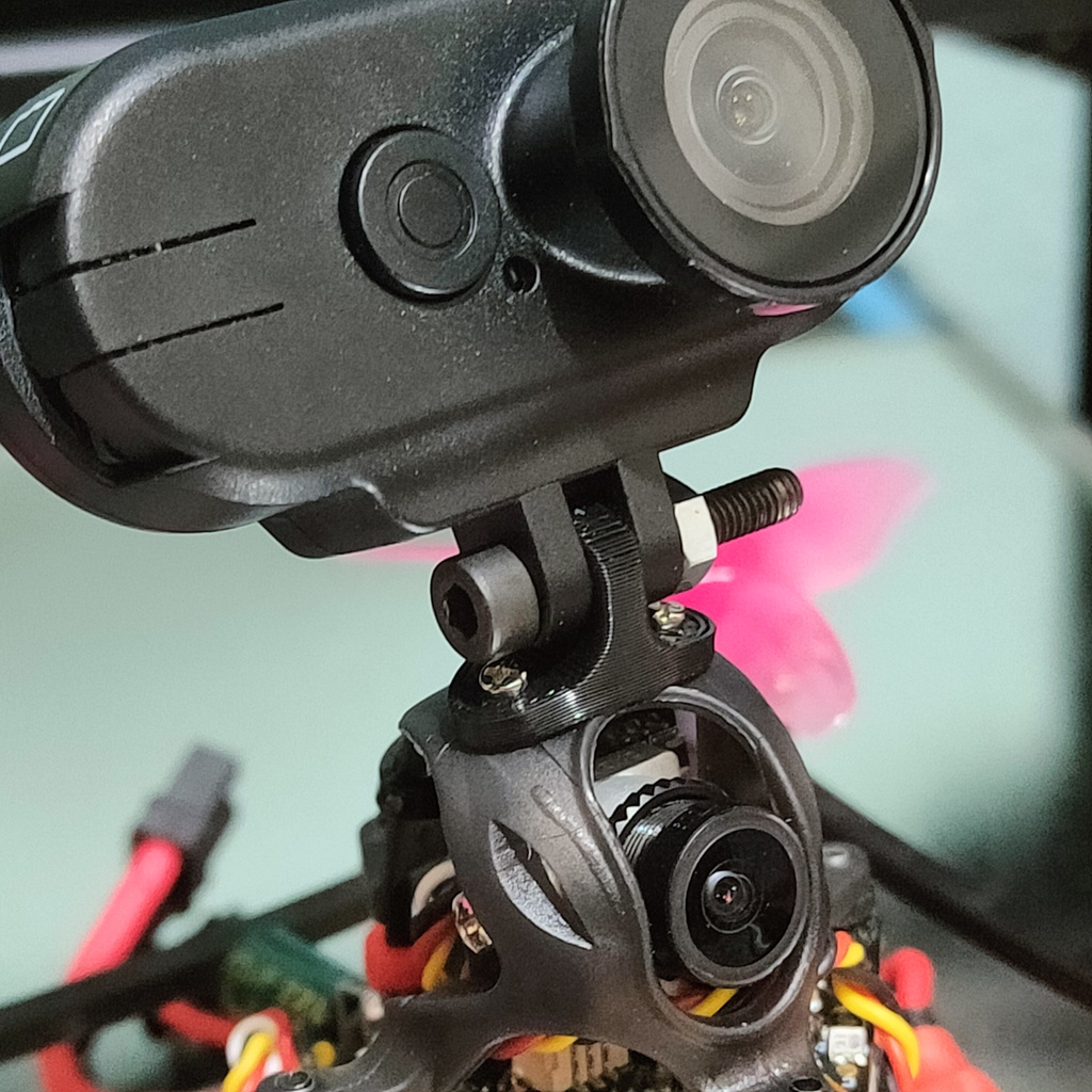 Mobula 7 8 Hawkeye Thumb - Camera Mount by Samuel | Download free STL ...