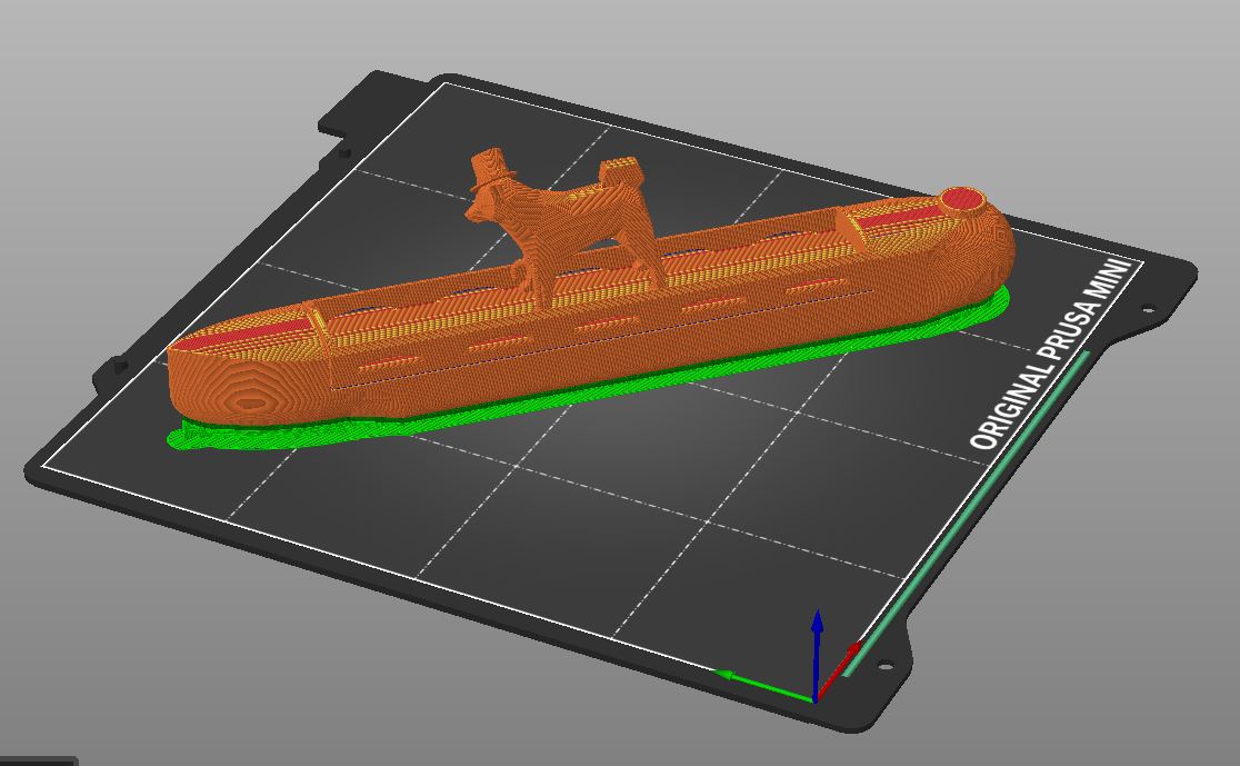 Distinguished Shiba on a Float by Space_Gal | Download free STL model ...