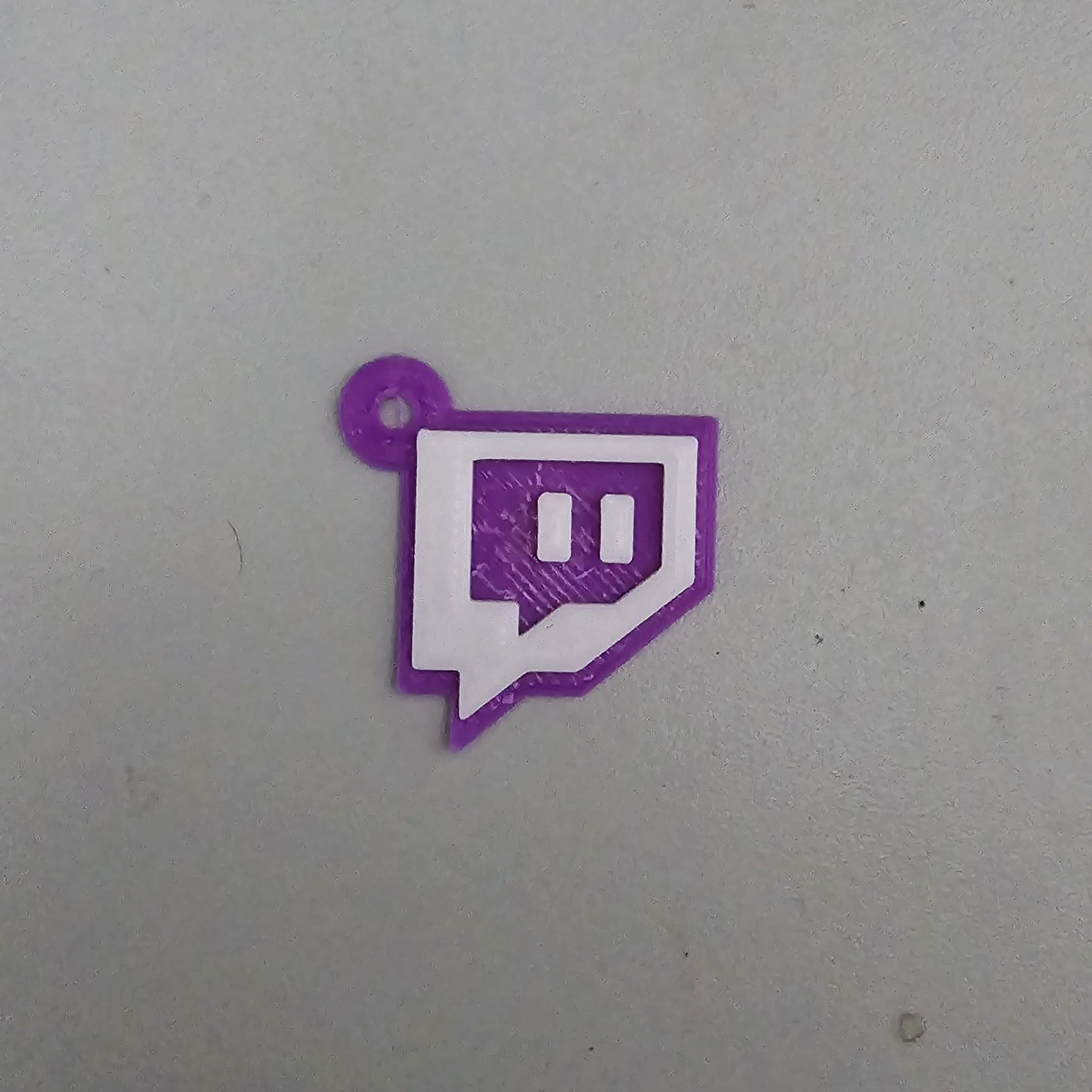 Twitch Keychain by Yizzus | Download free STL model | Printables.com